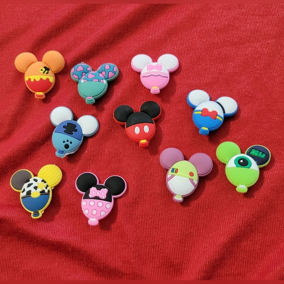 Shoes | Mickey And Minnie Mouse Jibbitz Shoe Charms New Host Pick 1pcs ...